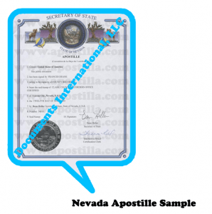 Nevada Apostille - Apostilla.com